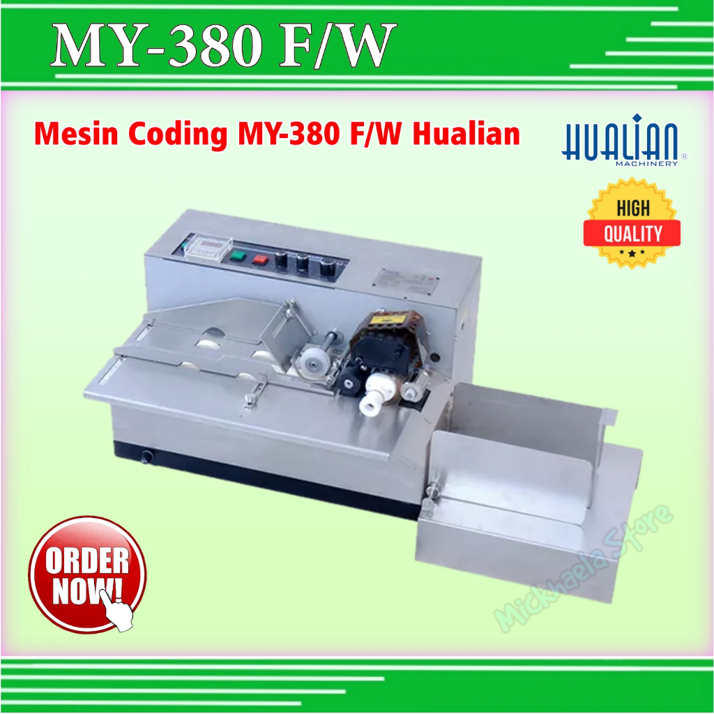 Jual Mesin Coding aotumatic MY-380 F/W Hualian alat cetak tanggal kadaluarsa expired date ...