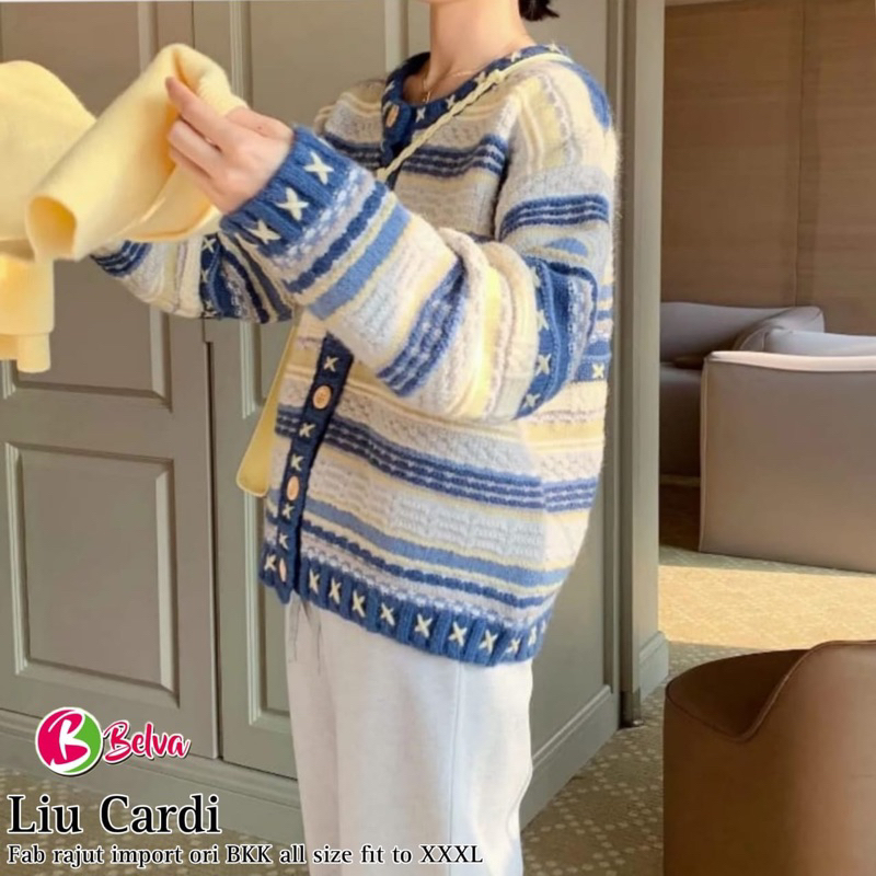 Jual LIU • cardigan rajut viral renjun kpop korean style • SUNDAY ...