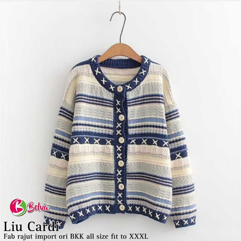 Jual (READY LIU) LIU • cardigan rajut viral renjun kpop korean style ...