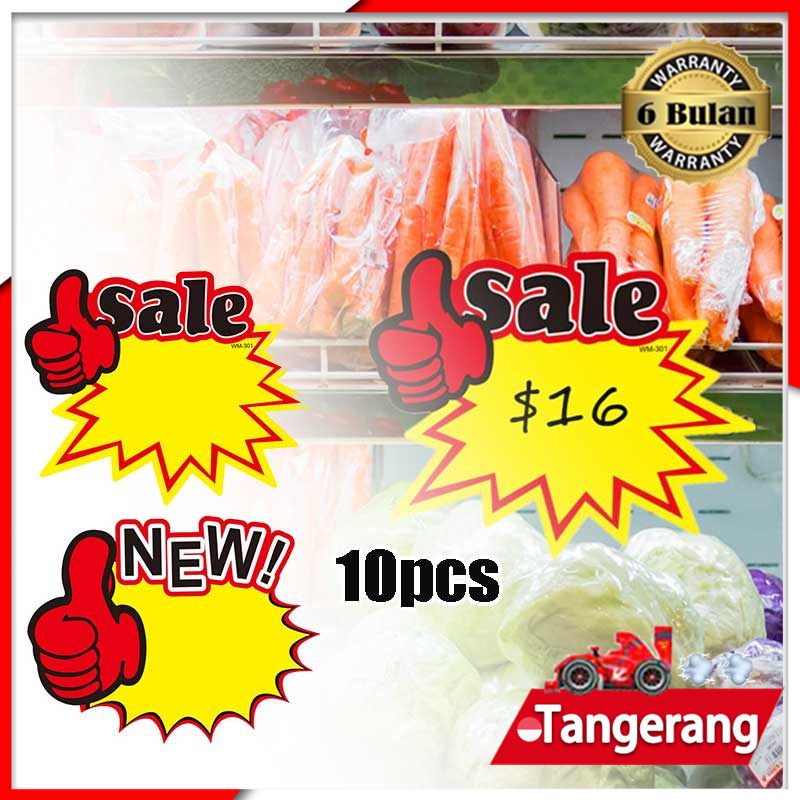 Jual 10pcs/50pcs Kertas Penjepit Harga Tulisan Kertas Harga Promo Kartu ...