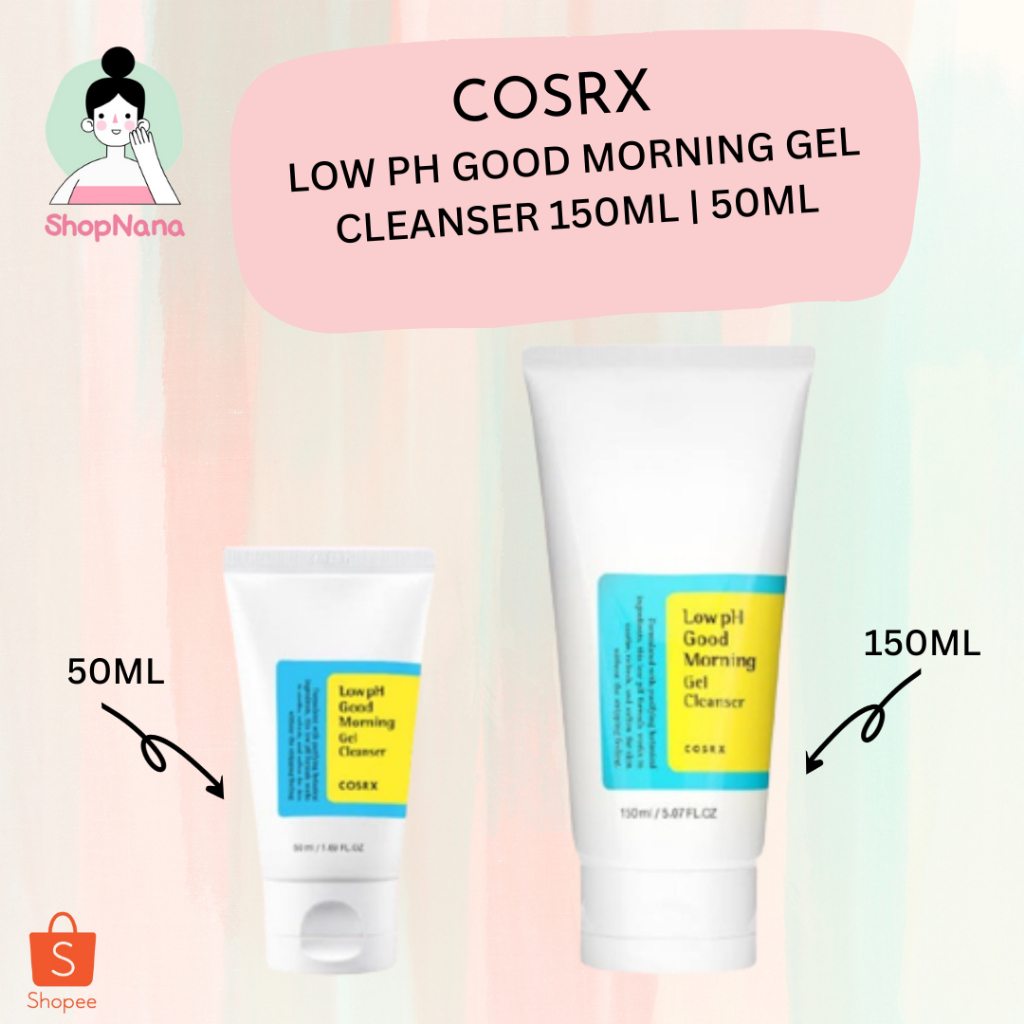 Jual COSRX LOW PH GOOD MORNING GEL CLEANSER 50ml / 150ml | Shopee Indonesia