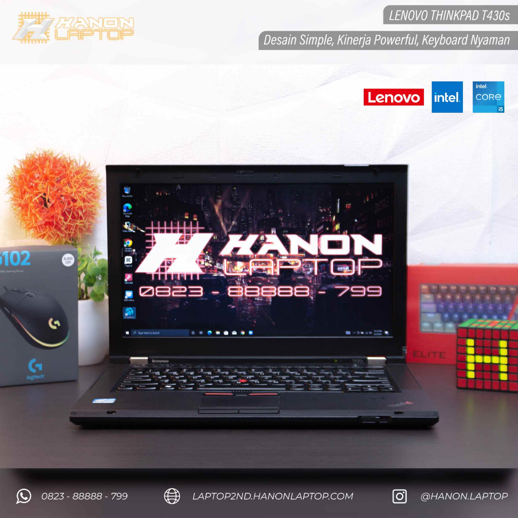 Jual LENOVO THINKPAD T430S KEYBOARD NYALA CORE I5 WINDOWS ORIGINAL ...