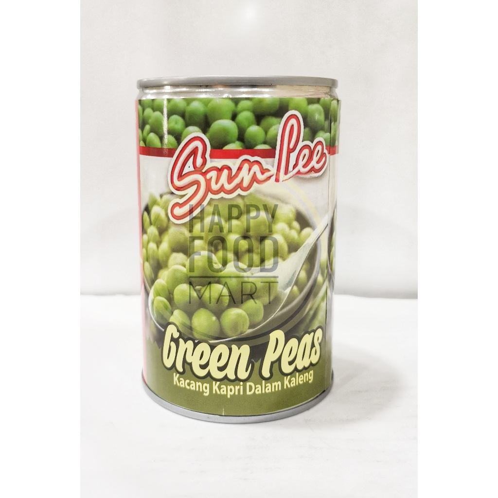 Jual [HALAL] SUN LEE GREEN PEAS 397G / KACANG POLONG KALENG/ KACANG ...