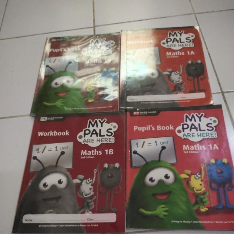 Jual My Pals Are Here Math Textbook Workbook 1A 1B | Shopee Indonesia