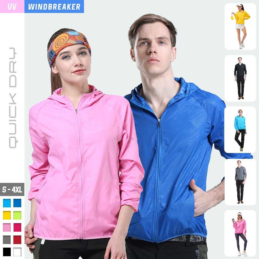 Jual Jaket Olahraga UV Sport Jaket Trendy UNISEX S-4XL | Shopee Indonesia