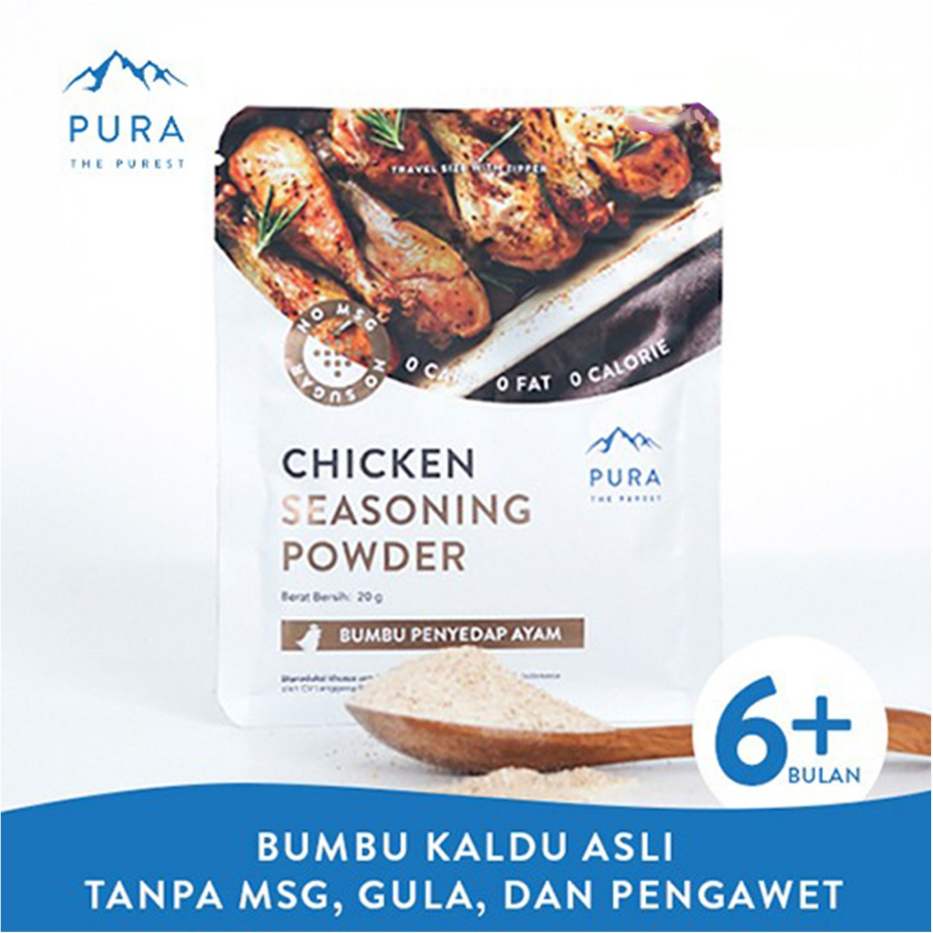 Jual Pura Seasoning Kaldu Ayam Kampung Asli Kaldu Mpasi Non Msg 20gr ...