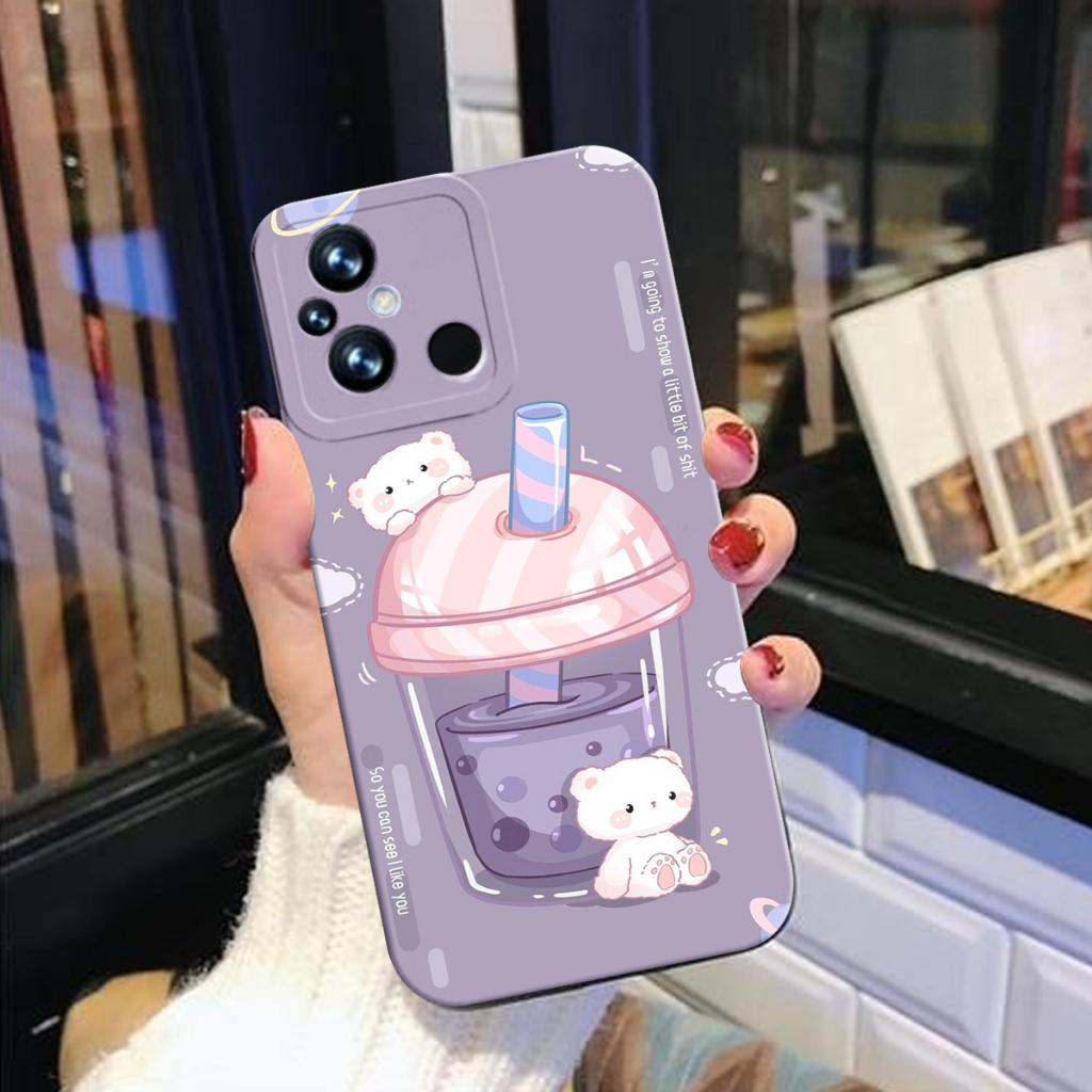 Jual Xiaomi Redmi 12C - Pro Camera Softcase Macaron Motif Karakter ...