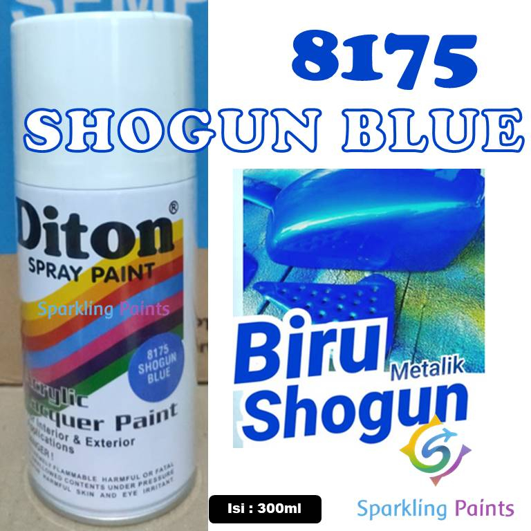 Jual Pilox Diton Shogun Blue 8175 300ml Warna Biru Suzuki Metalik ...