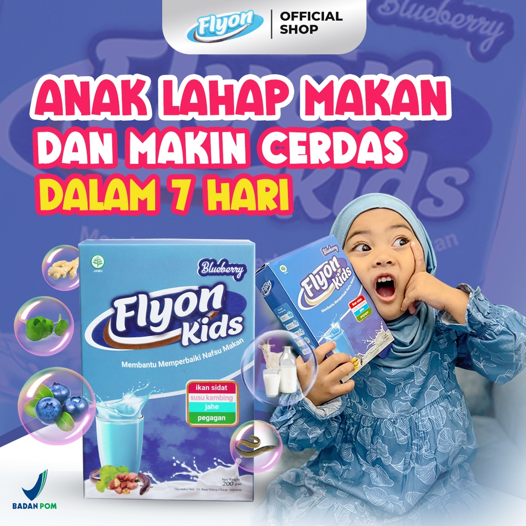 Jual Flyon Kids Susu Penggemuk Dan Penambah Berat Badan Anak Asli ...