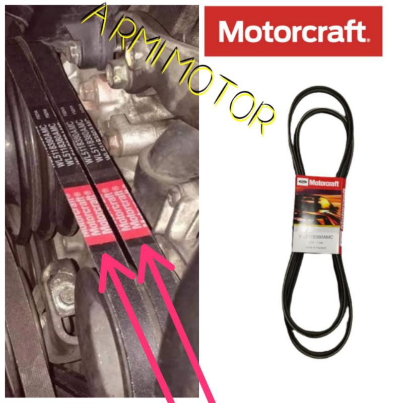 Jual Fan Belt Alternator Ford Everest Ranger 2.5 cc 2.9 cc 3.0 cc TDI ...
