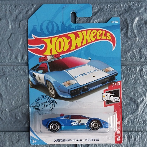 Jual Lamborghini Countach Police Car_Hot Wheels | Shopee Indonesia