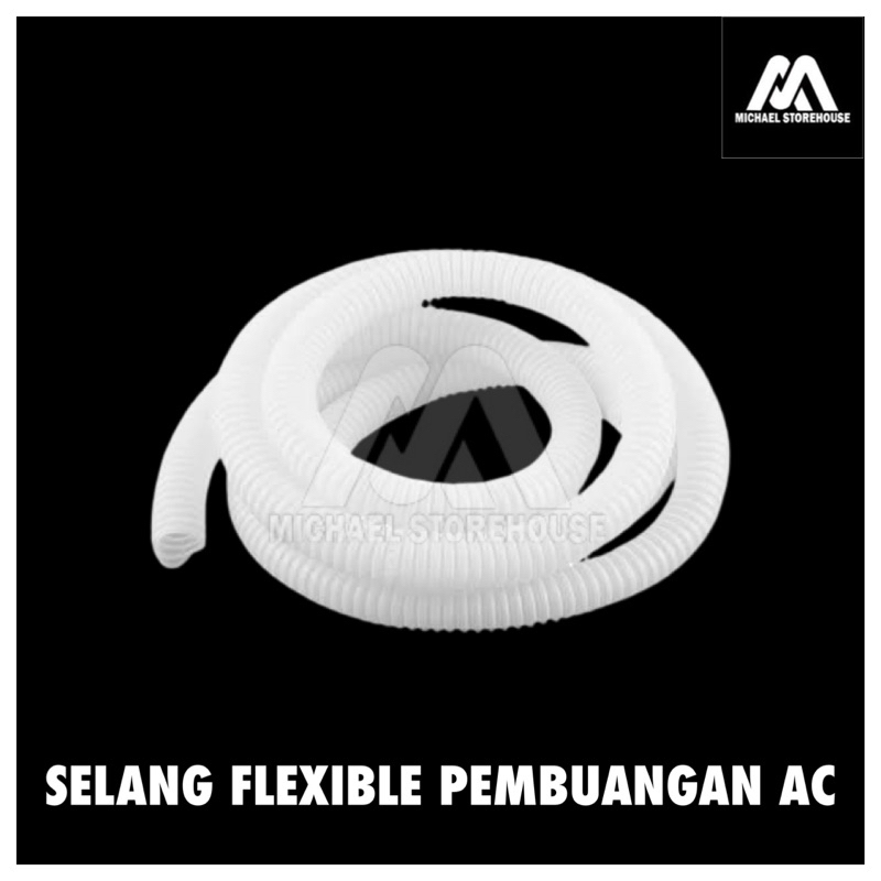 Jual SELANG FLEXIBLE PEMBUANGAN AC PER ROLL 50 METER | Shopee Indonesia
