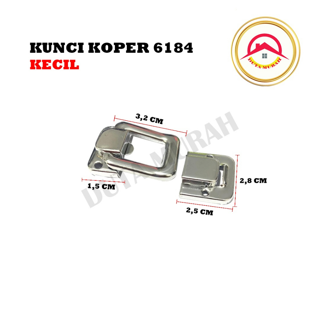 Jual Kunci koper box Kunci peti dgn mata kunci Hardcase koper Kaitan ...