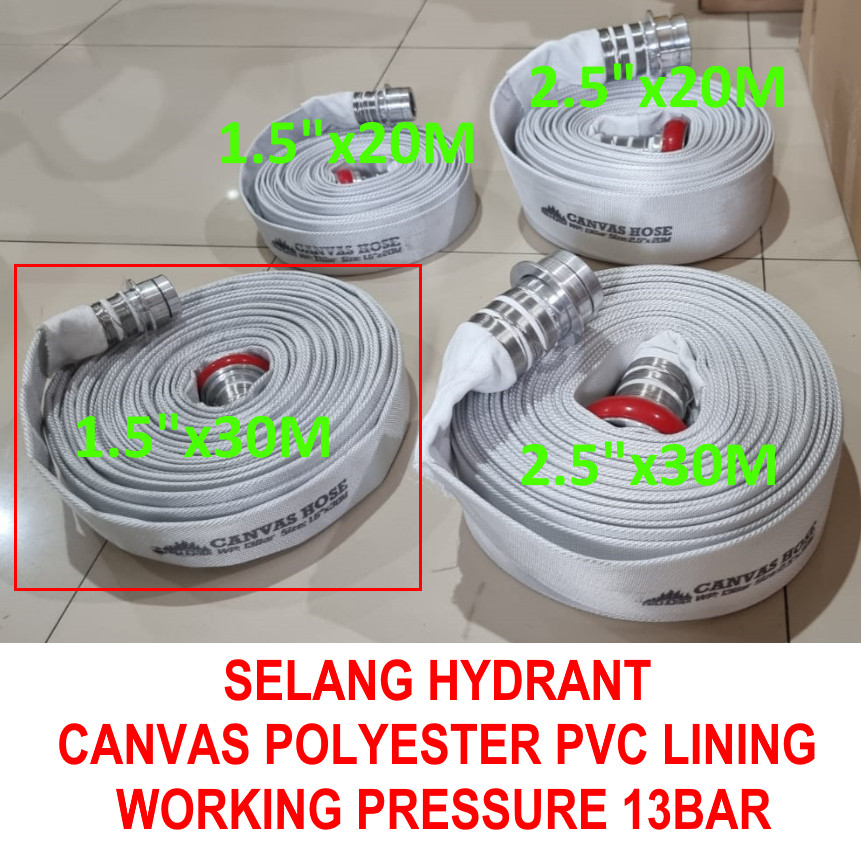 Jual FIRE HOSE / SELANG PEMADAM / SELANG HYDRANT CANVAS (KANVAS ...