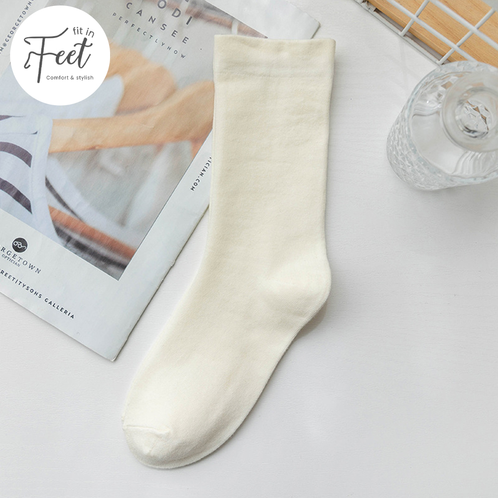 Jual FIT IN FEET - WOMAN PILLING SOCKS / Kaos Kaki Wanita Katun Warna ...