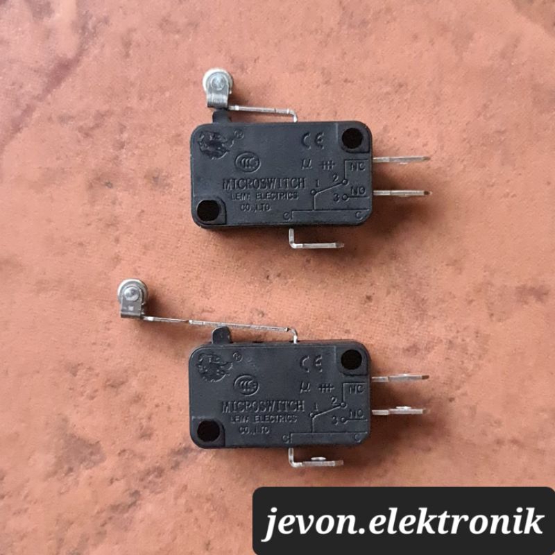 Jual Micro Switch Hitam Roller Roda Plat Pendek Panjang | Shopee Indonesia