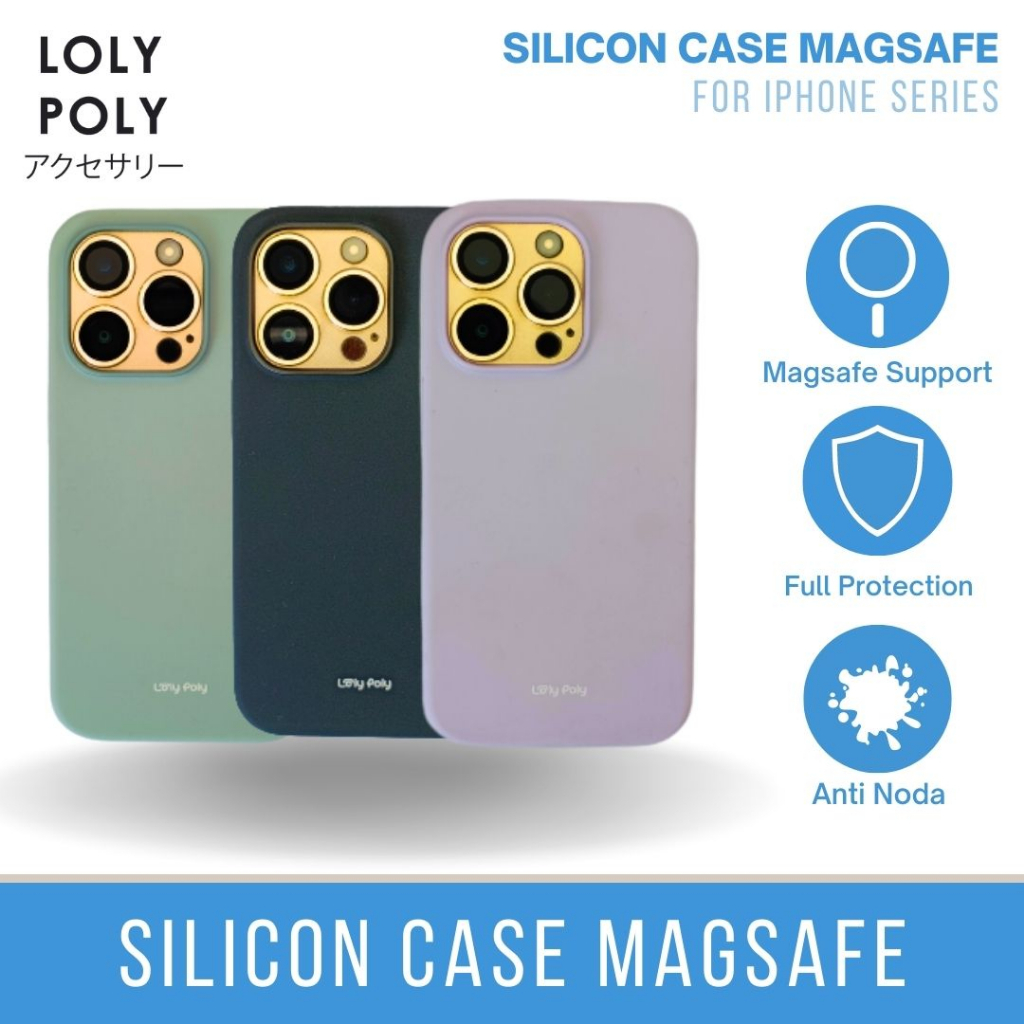 Jual Lolypoly Silicon Case Magsafe Anti Noda For iP 13 Series | Shopee ...