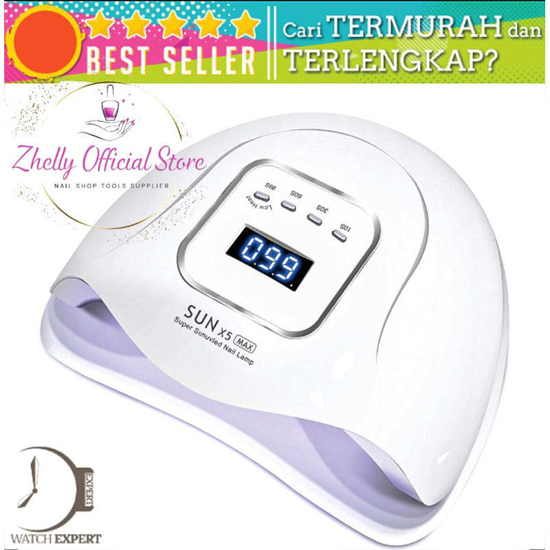 Jual Alat Pengering Kutek Kuku Gel Nail Art Lamp 45LED UV LED Nail Dryer Gel profesional 120W ...