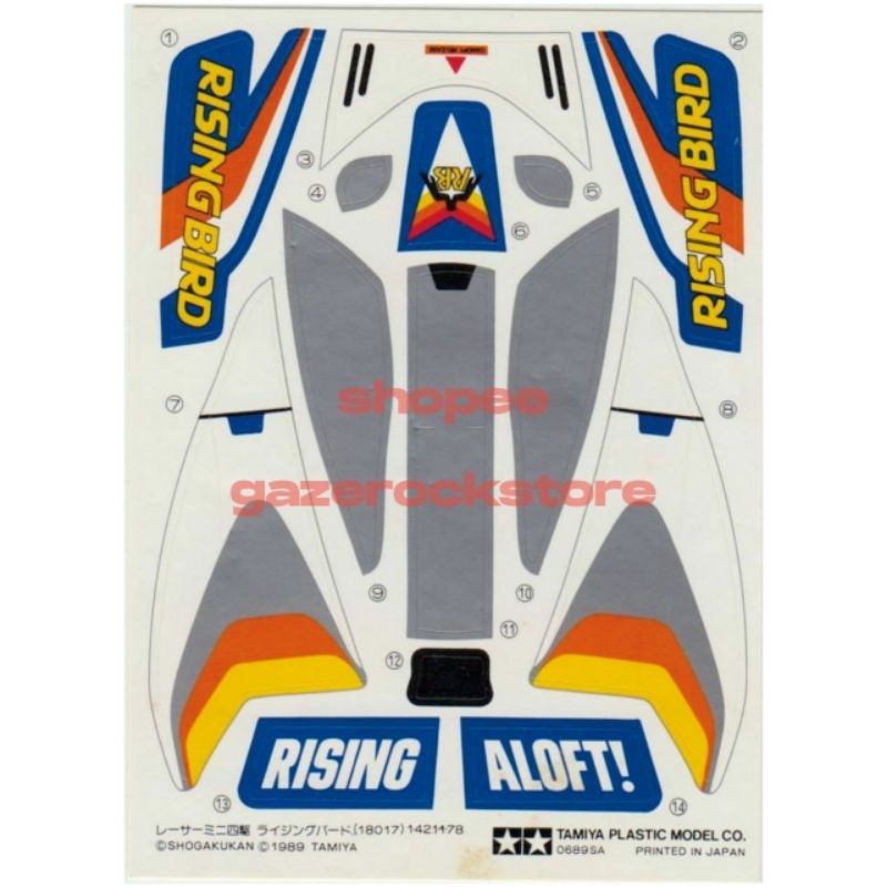 Jual Stiker Tamiya Rising Bird Cutting Vinyl | Shopee Indonesia