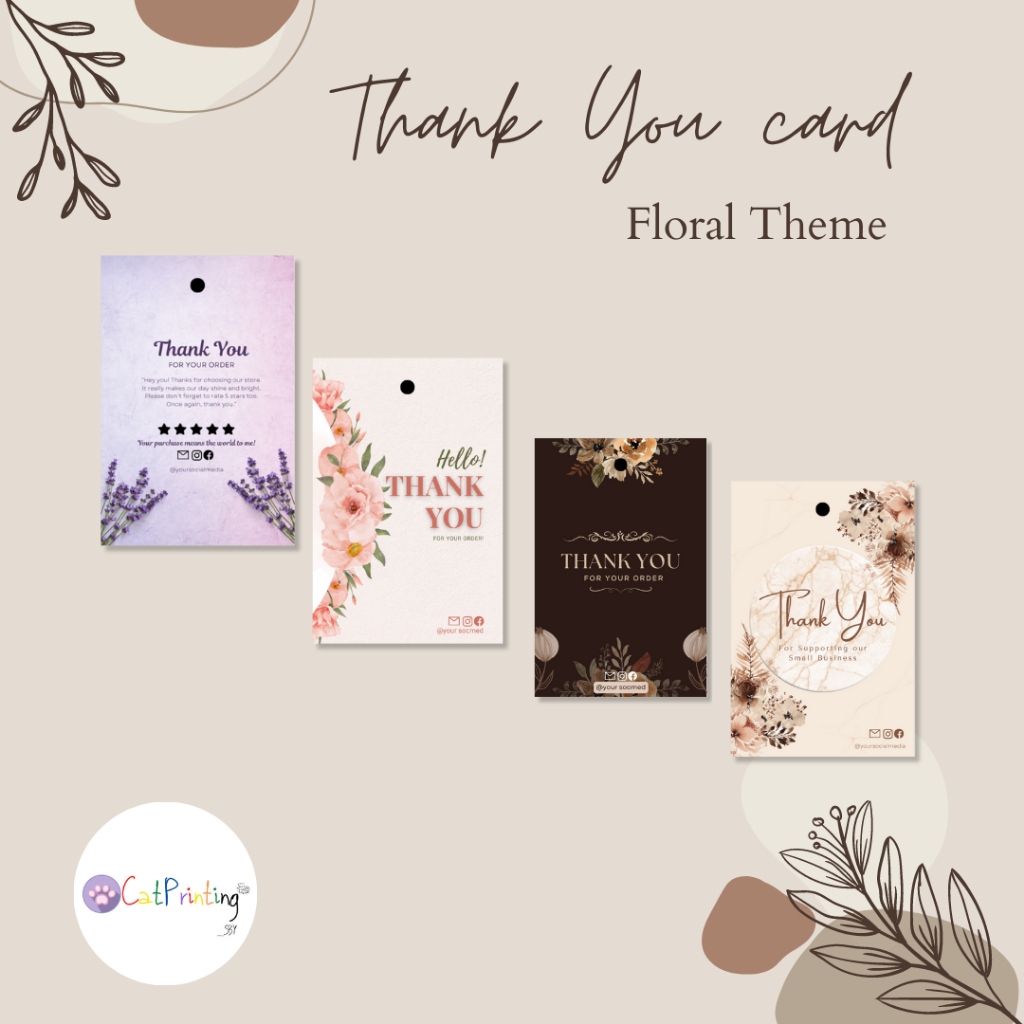 Jual Kartu Ucapan Terima Kasih MURAAHH !! Thanks Card / Thank You Card / Custom Desain | Shopee ...
