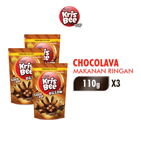 Jual Krisbee Pillow Snack Chocolava 3 x 110 gr | Shopee Indonesia