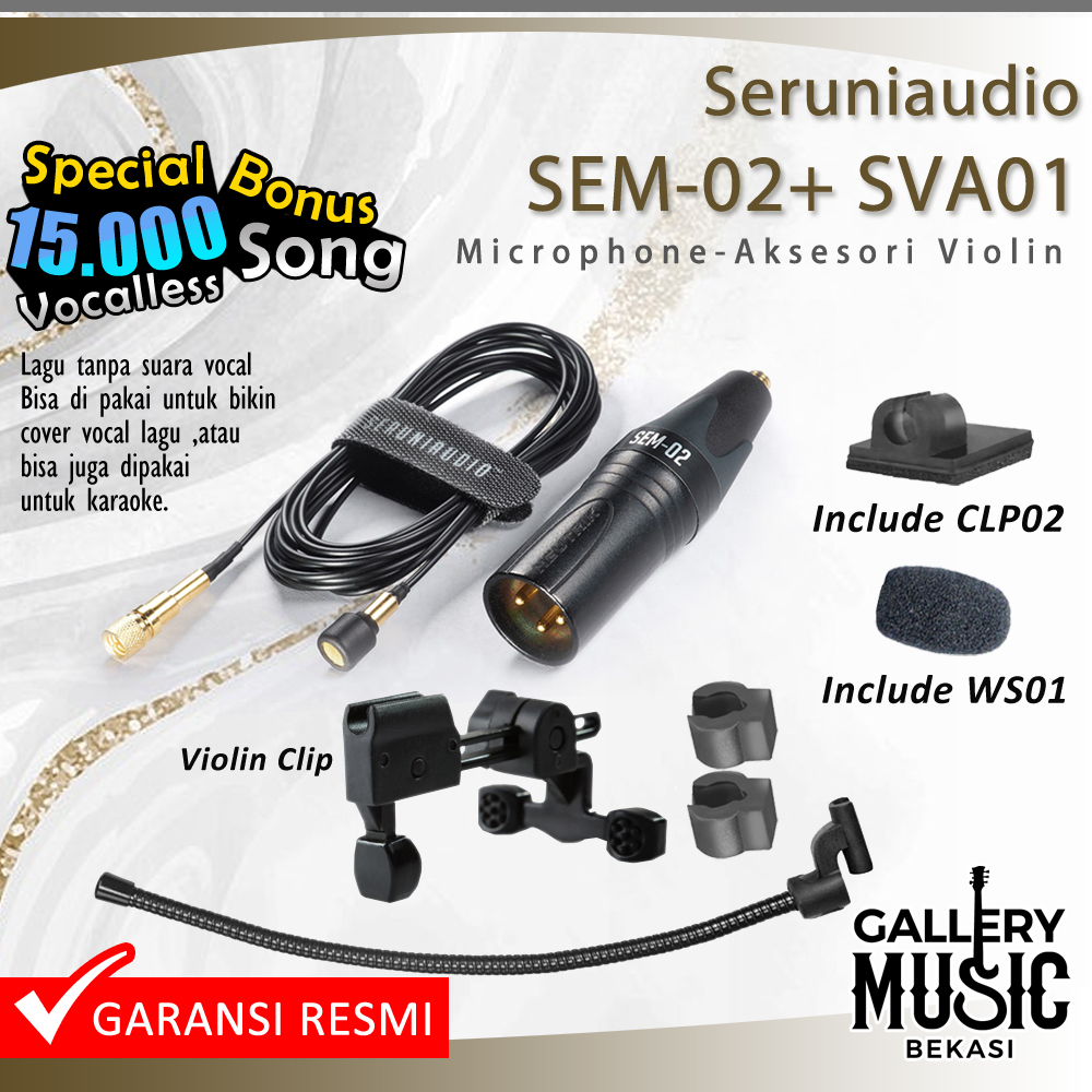 Jual Seruniaudio SEM02 Bundle SVA01 Microphone - Seruni SEM 02 SVA 01 ...