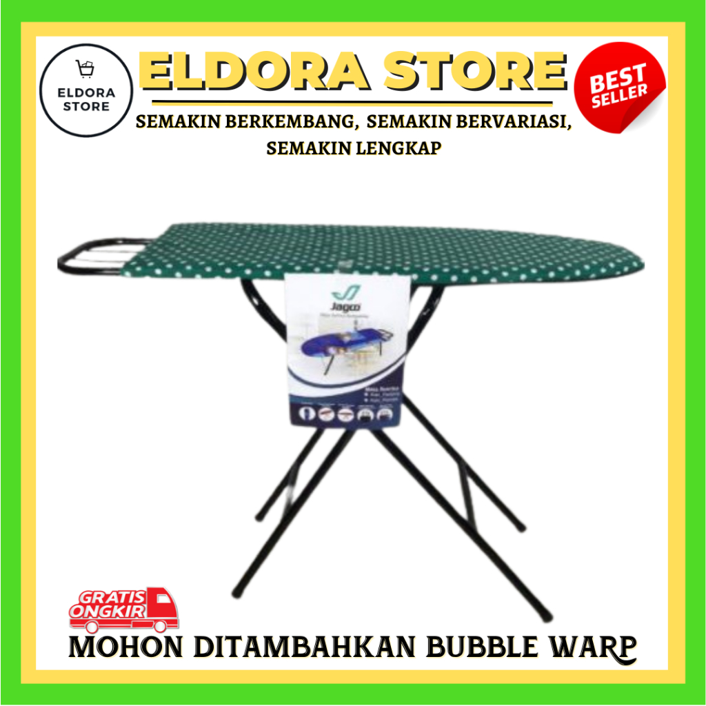 Jual Meja Setrika Lipat Kaki Panjang Jagoo Bahan Kuat | Meja Setrika ...