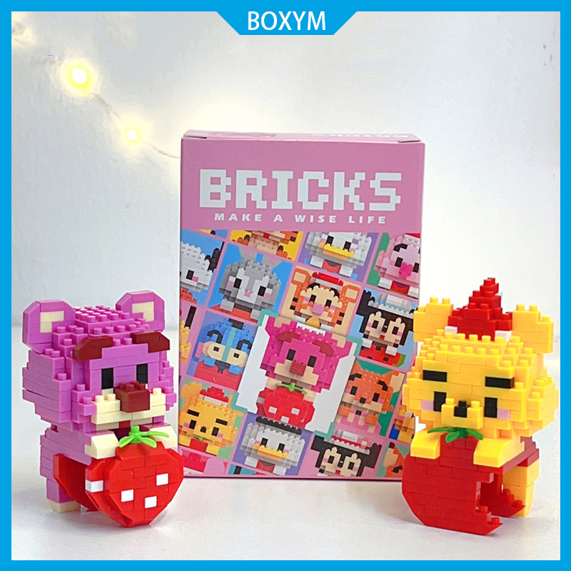 Jual Mini Blok Lucu Karakter Kartun Mainan Balok Susun Mainan Anak ...