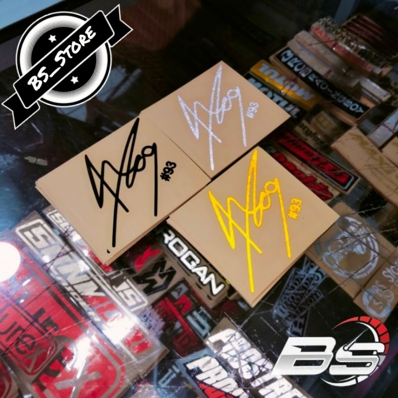 Jual Sticker CUTTING MARQUEZ SIGNATURE | Shopee Indonesia