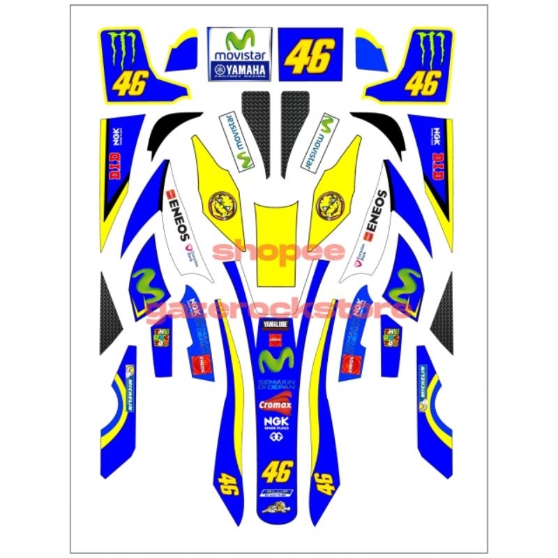 Jual Stiker Tamiya Shadow Shark Cutting Vinyl | Shopee Indonesia