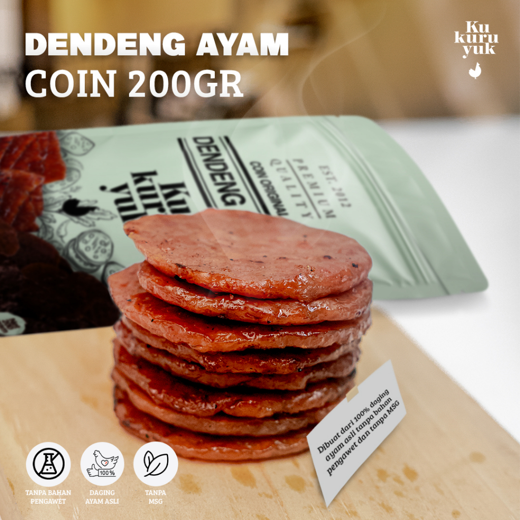 Jual [PREMIUM COIN] Dendeng Ayam Kukuruyuk Makanan Siap Saji Frozen ...
