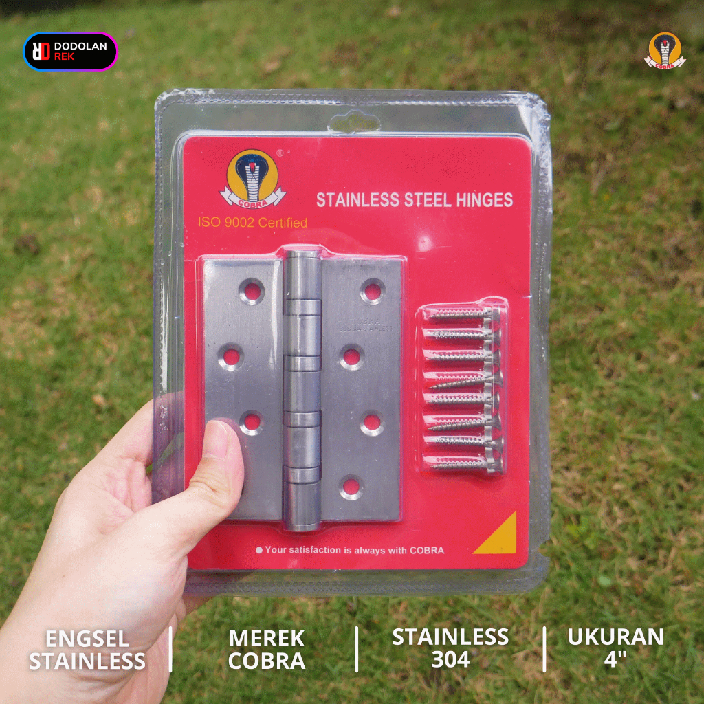 Jual Engsel Stainless Cobra 304 4 Inch | Shopee Indonesia