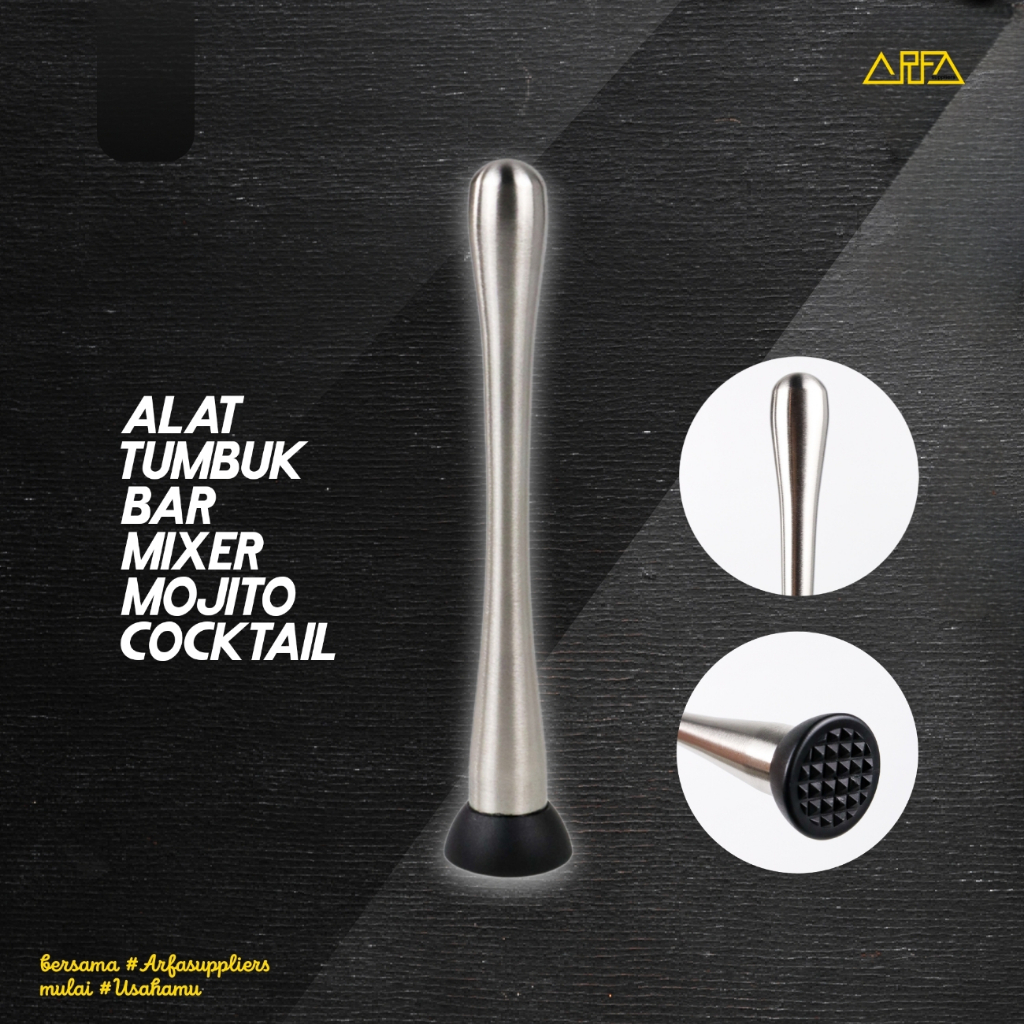 Jual Alat tumbuk bar mixer mojito cocktail | Shopee Indonesia