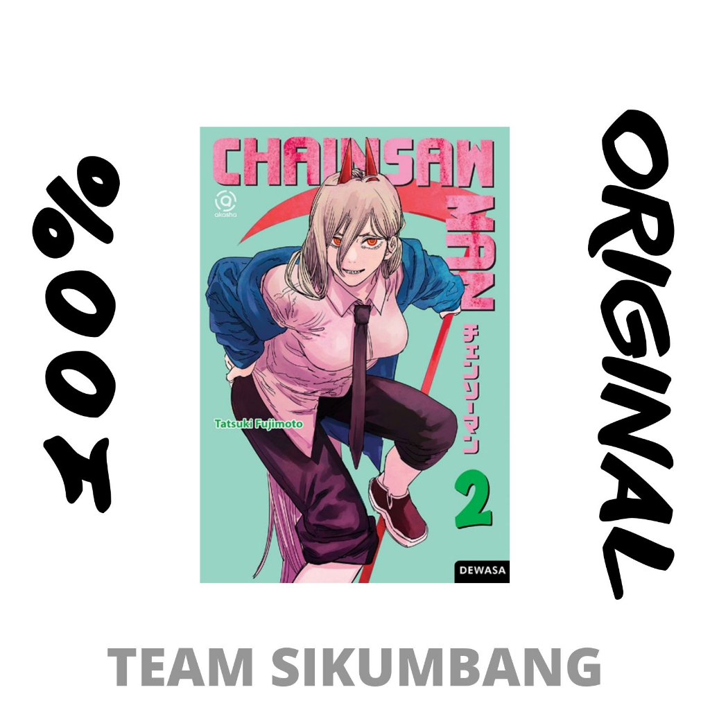 Jual KOMIK AKASHA : Chainsaw Man 2 by Tatsuki Fujimoto | Shopee Indonesia