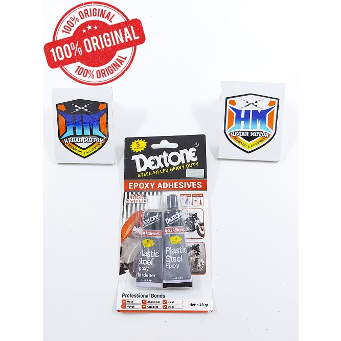 Jual LEM DEXTONE PLASTIC STILE EPOXY ADHESIVES 48gram | Shopee Indonesia