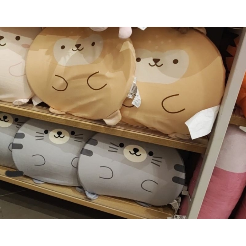 Jual Miniso official Ocean series Whale flat plush toy / alas duduk ...