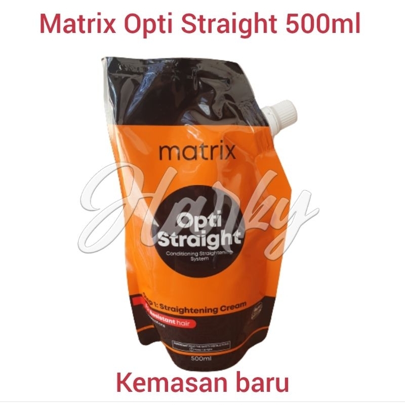 Jual MATRIX OPTI STRAIGHT 500 ml optistraight obat smoothing rambut ...