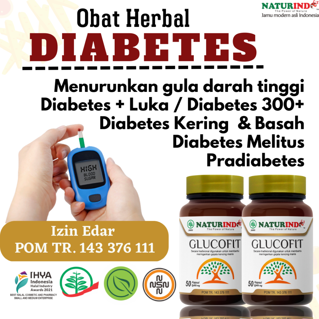 Jual Obat Diabetes Gula Darah Tinggi Luka Tak Kunjung Kering Mellitus ...