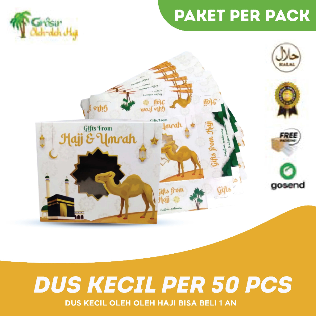 Jual Kardus KECIL Oleh Oleh Haji dan Umroh 50Pcs Dus kecil Kosong Paket ...