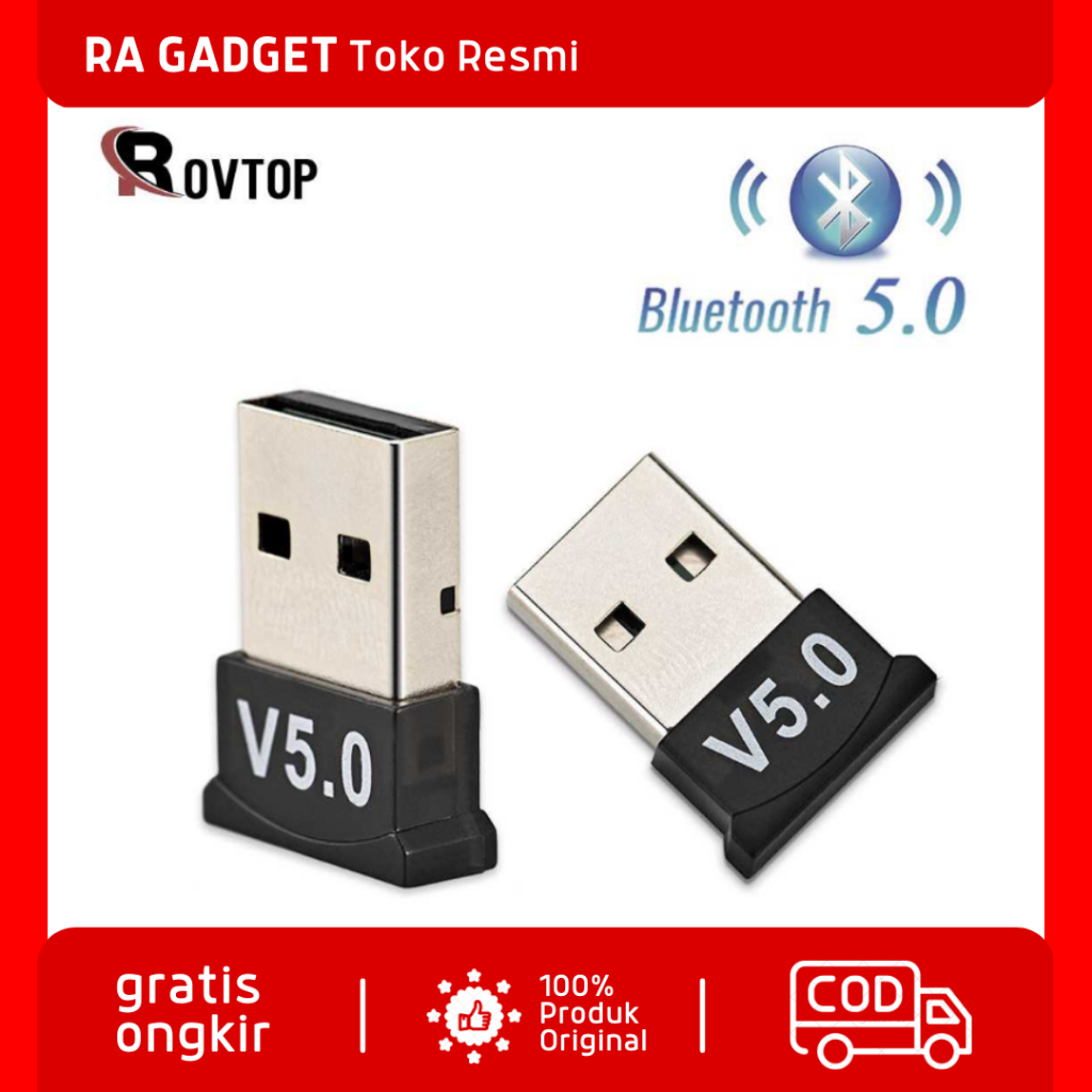 Jual USB Mini Bluetooth 5.0 Receiver Dongle / Adapter USB Receiver ...