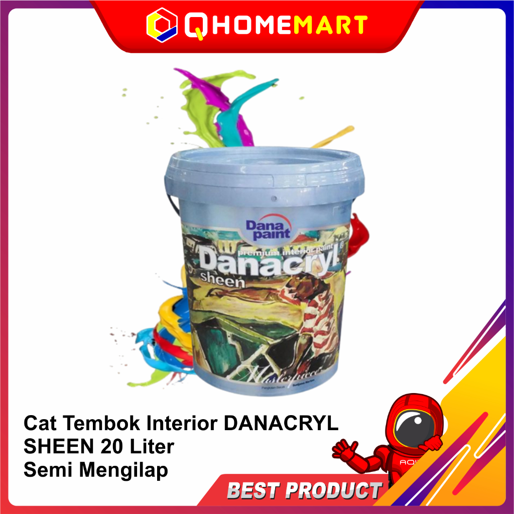 Jual Cat Tembok Interior DANAPAINT DANACRYL SHEEN 20 Liter Semi ...