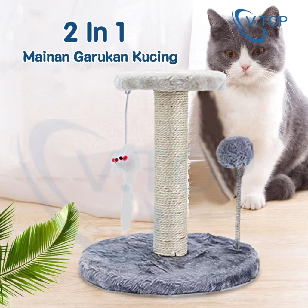 Jual V.TOP 3in1 Cakaran Kucing Cat Scratcher Mainan Garukan Kucing Cat ...