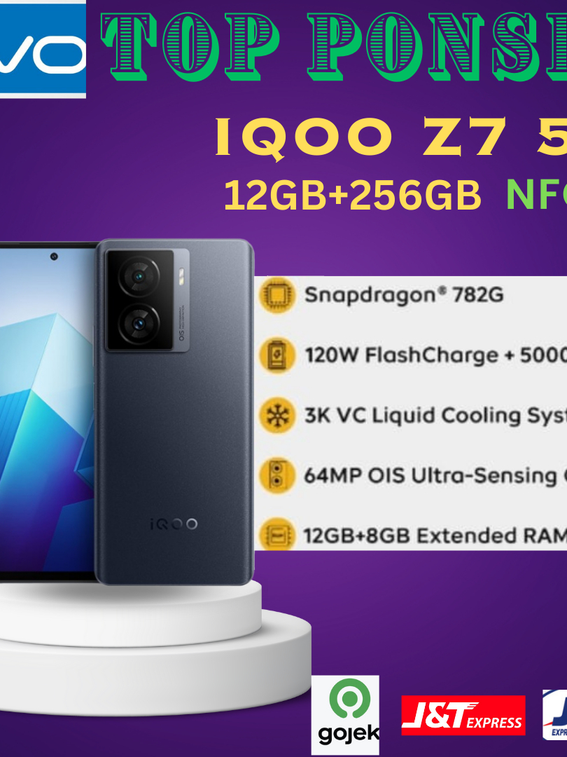 Jual vivo iqoo z7 5G 12/256gb dan 8/128gb Garansi Resmi | Shopee Indonesia