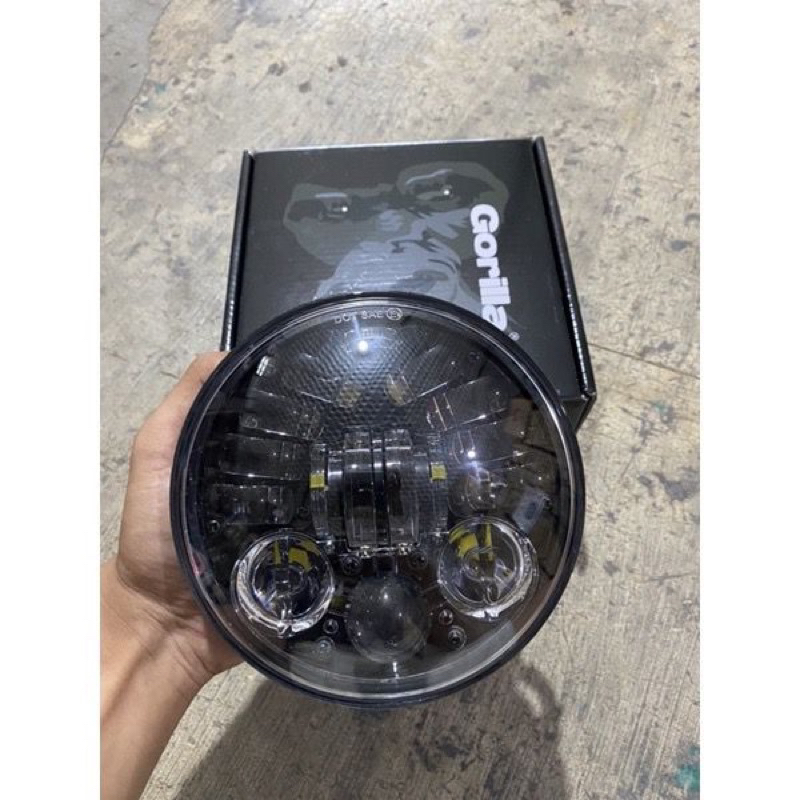 Jual Lampu Depan Headlamp Daymaker 16 LED Black Hitam Gorilla | Shopee ...