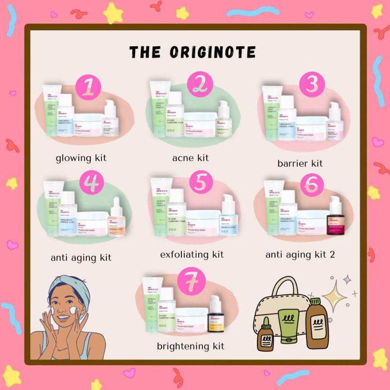 Jual [Pre- order] SPECIAL BUNDLE 4in1 The Originote Paket Skincare ...