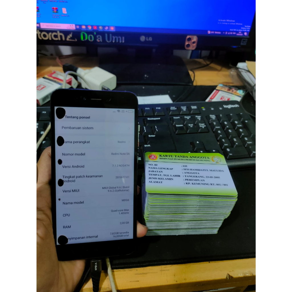Jual Cetak KTA / Id Card / Kartu Nama 2 Sisi | Shopee Indonesia