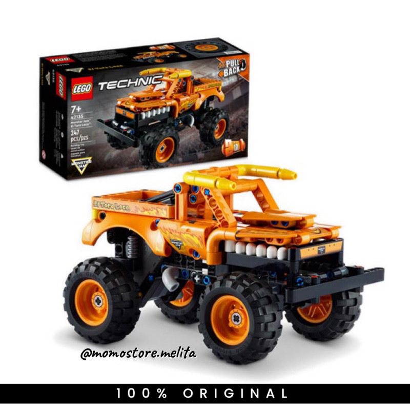 Jual LEGO Technic 42135 Monster Jam El Toro Loco Model Set (247 pcs ...