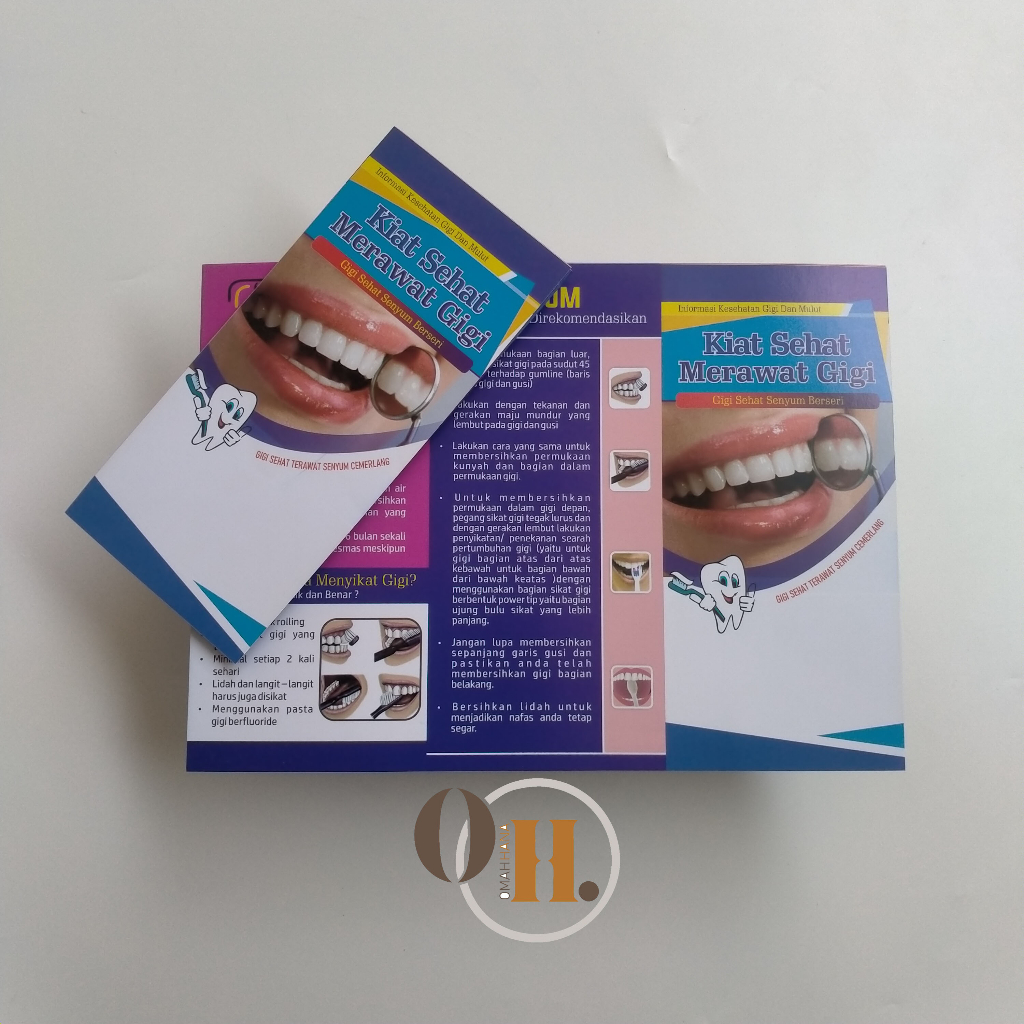 Jual Leaflet Kiat Sehat Merawat Gigi - Leaflet Kesehatan Gigi dan Mulut ...