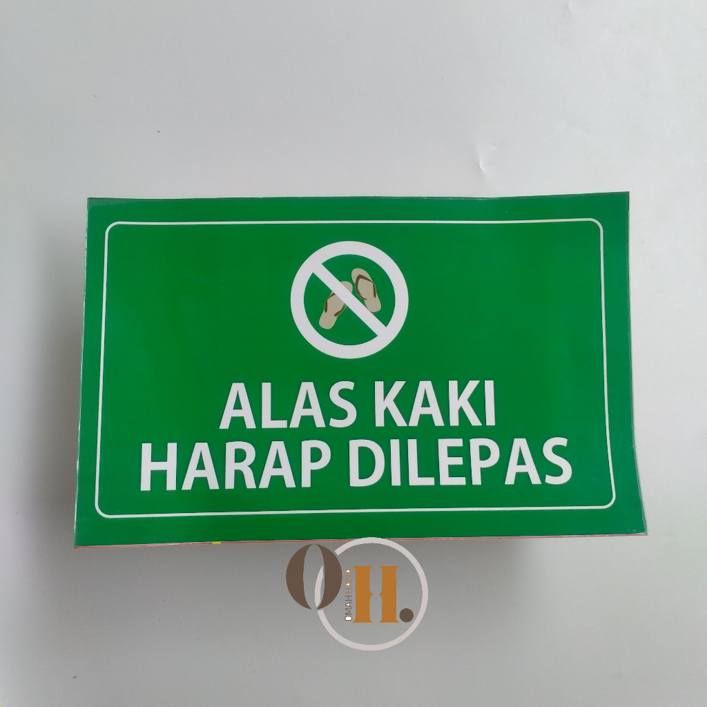 Jual Stiker Alas Kaki - Stiker Vinyl Alas Kaki Harap Dilepas | Shopee ...