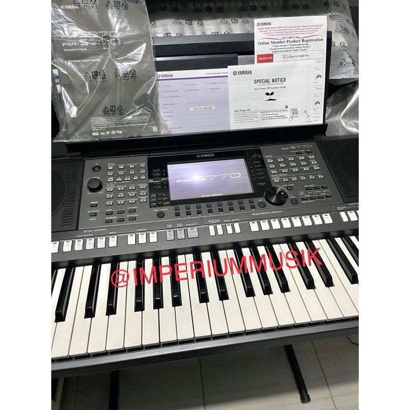 Jual KEYBOARD YAMAHA PSR S770 SANGAT ISTIMEWAH | Shopee Indonesia